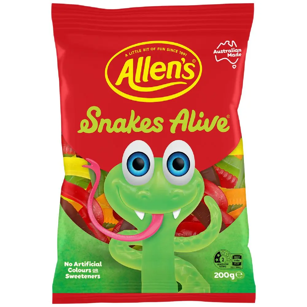 Allens Snakes Alive 200gm | Astra Supply